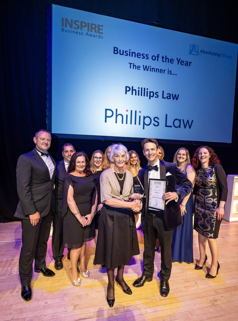 Phillips Law wins twice at the Inspire Business Awards! - Phillips Law